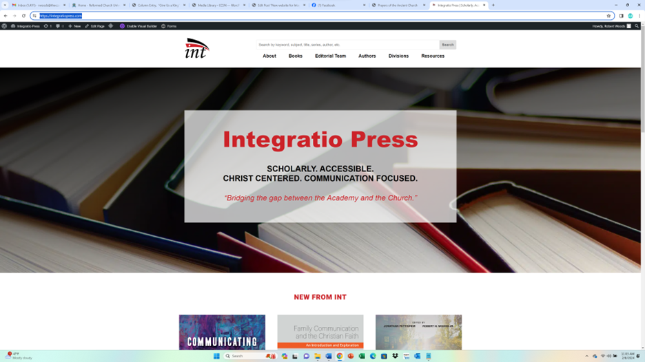 New website for Integratio Press, Now Available | CCSN